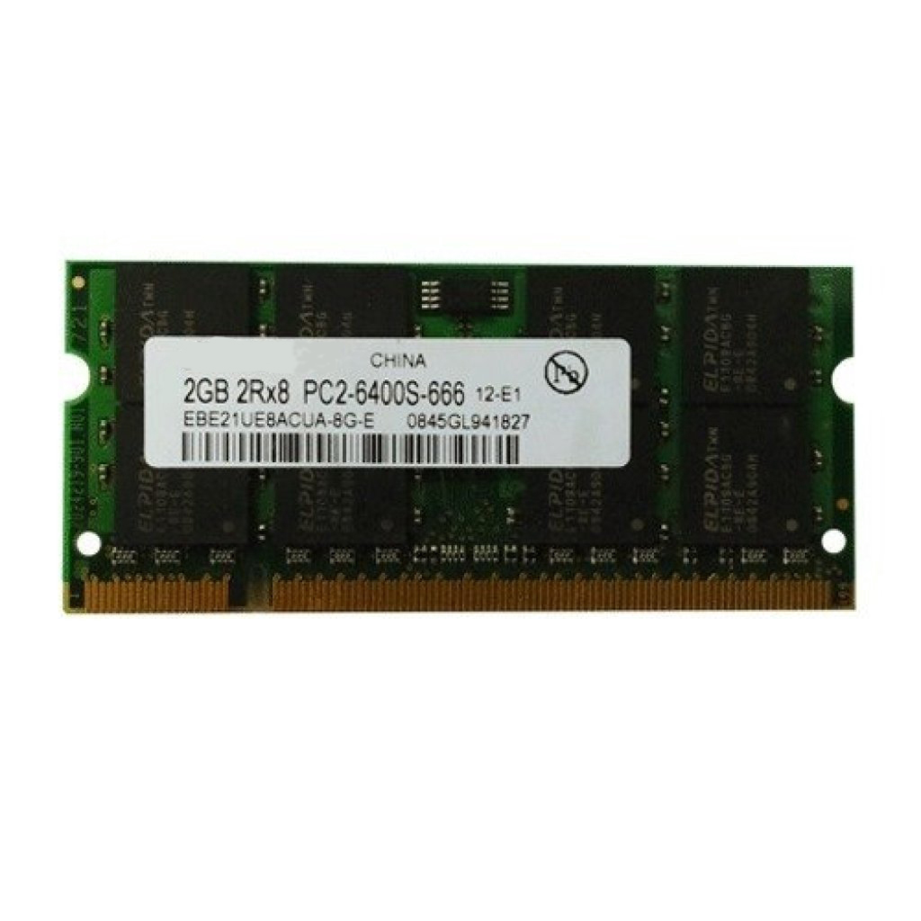 REFURBISHED RAM 2GB - DDR2 PC6400 SODIMM